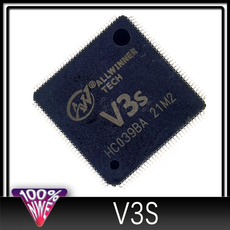 2PCS~10PCS/LOT New ALLWINNER V3S CPU TQFP-128 Special CPU processor ...