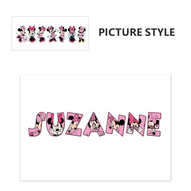Minnie Mouse Name Logo