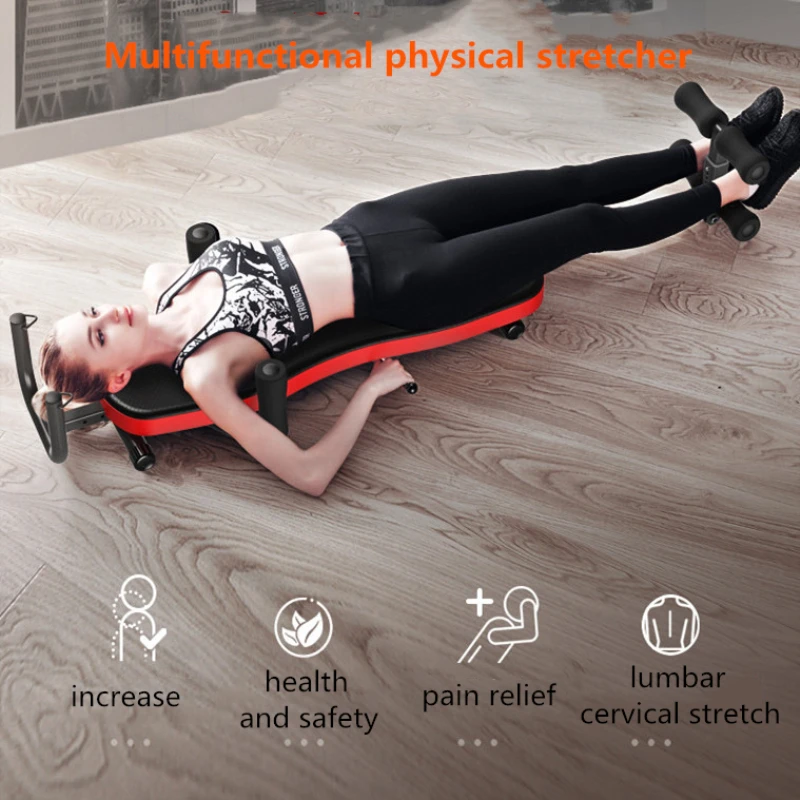 Household-Fitness-Leg-Lumbar-Disc-Retractor-Stretcher-Bed-Waist-Neck ...