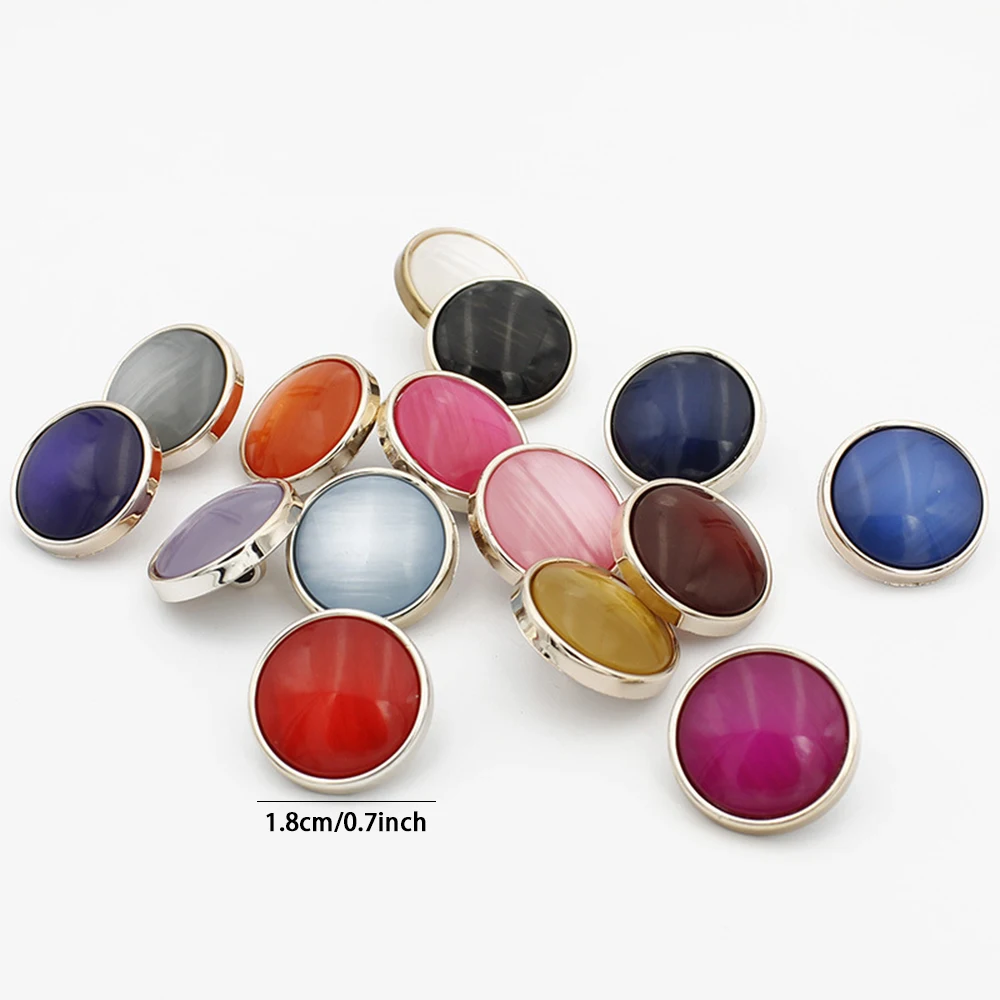10PC 18MMy matte sedate style resin button - AliExpress 15