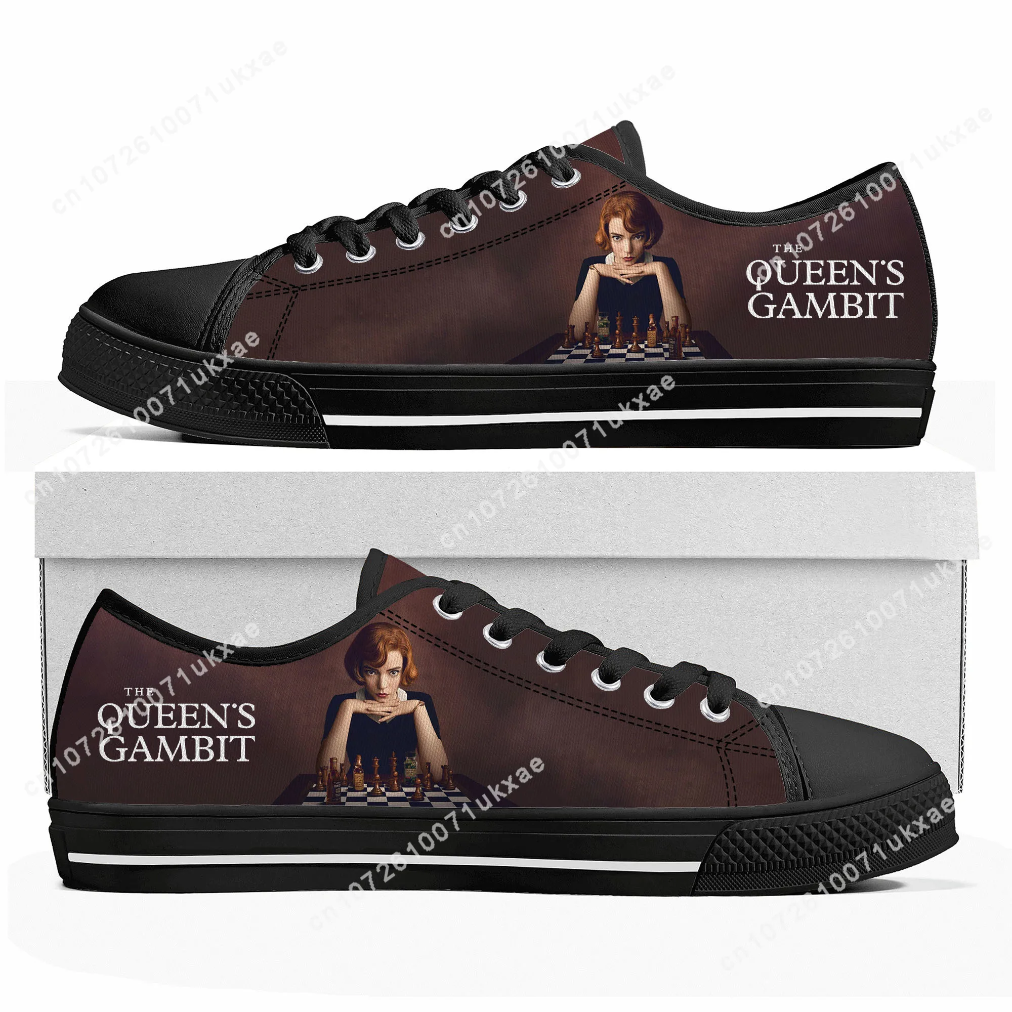 The-Queens-Gambit-Low-Top-Sneakers-Mens-Womens-Teenager-High-Quality ...
