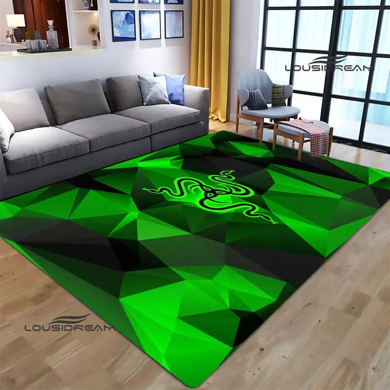 Game-razer-logo-Printed-carpet-living-room-bedroom-carpet-non-slip-door ...