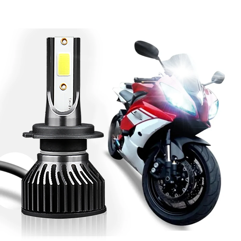 1PC-35W-Motorcycle-Auto-LED-Headlight-H1-H4-H7-H11-Lamp-Fog-Light-Turbo ...