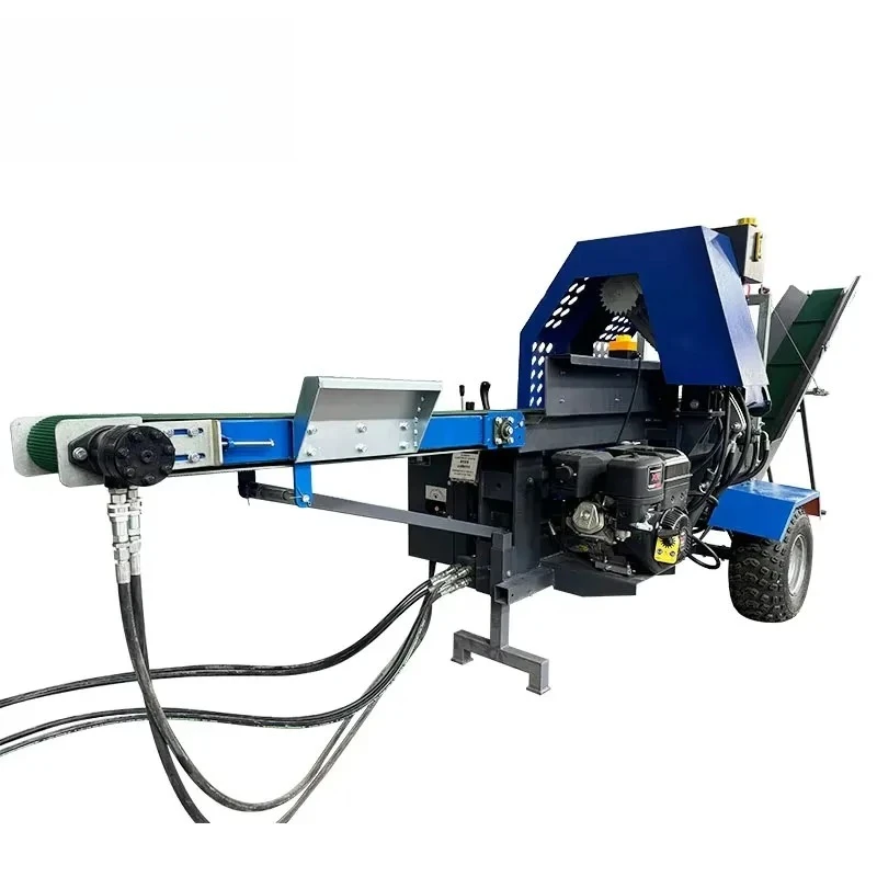 YG 20 Ton Automatic Wood Splitter Wood Processor Log Cutting Machine ...