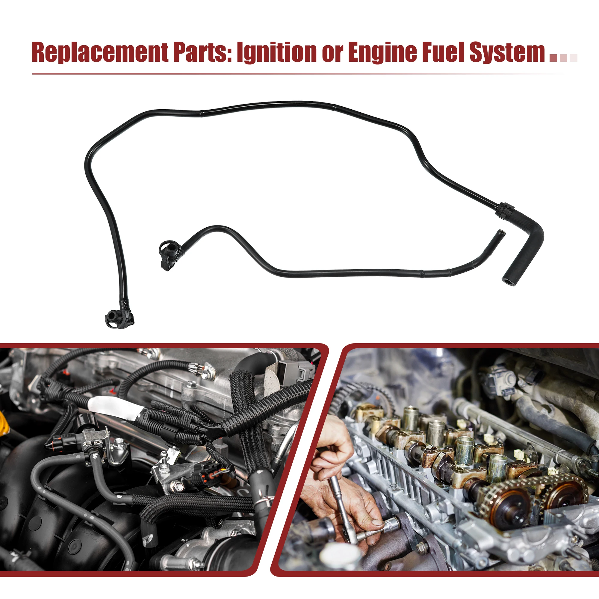 UXCELL 55569809 55579102 Car Engine Throttle Body Heater Inlet Outlet ...