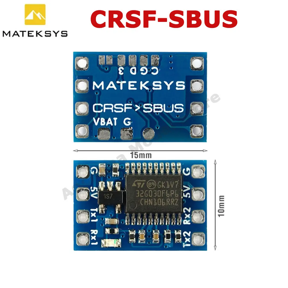 2PCS MATEK CRSF-SBUS ELRS CRSF TO SBUS CONVERTER Compatible with CRSF ...