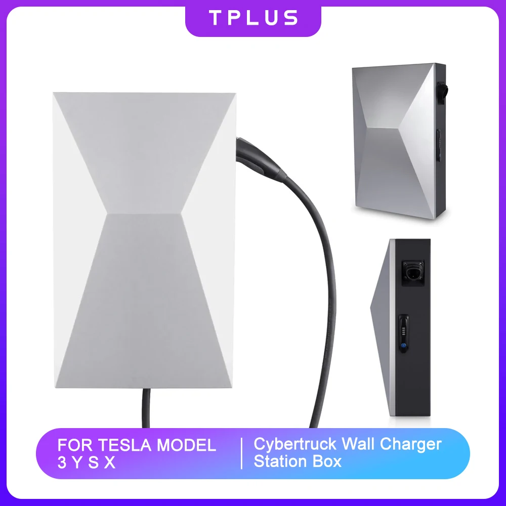 For-Tesla-Model-3-Y-S-X-Cybertruck-Wall-Charger-Station-Box-Waterproof ...