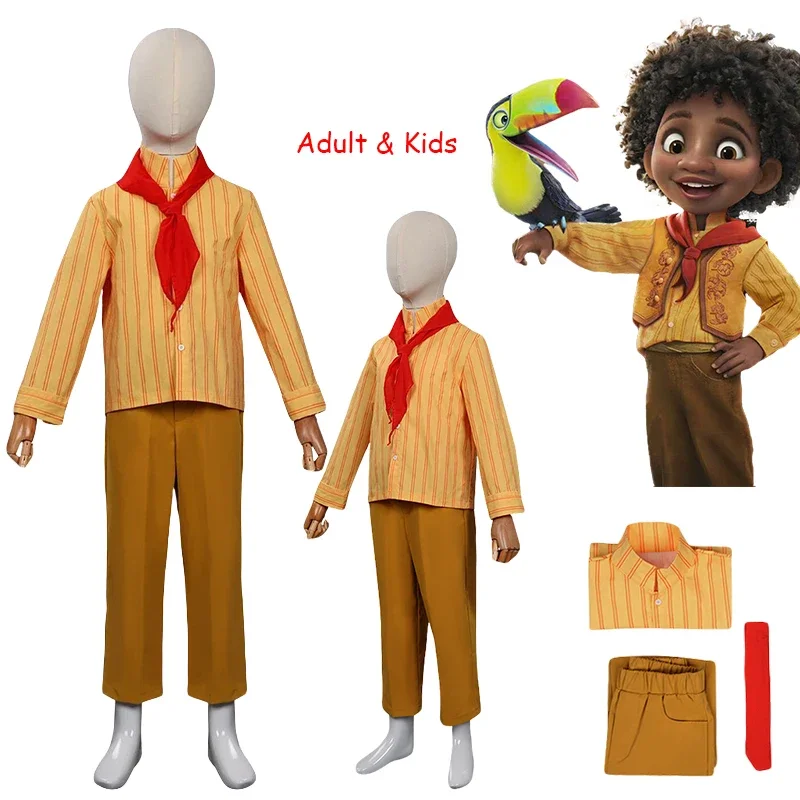 Halloween-Aldult-Kids-Encanto-Cosplay-Antonio-Costume-Father-Men-and ...