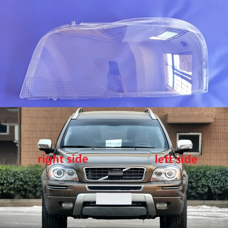 For Volvo XC90 2004 2013 Car Headlamp Shade Headlights Lens Cover Transparent Lampshade Case Plexiglass Lamp Shell Lights Mask AliExpress