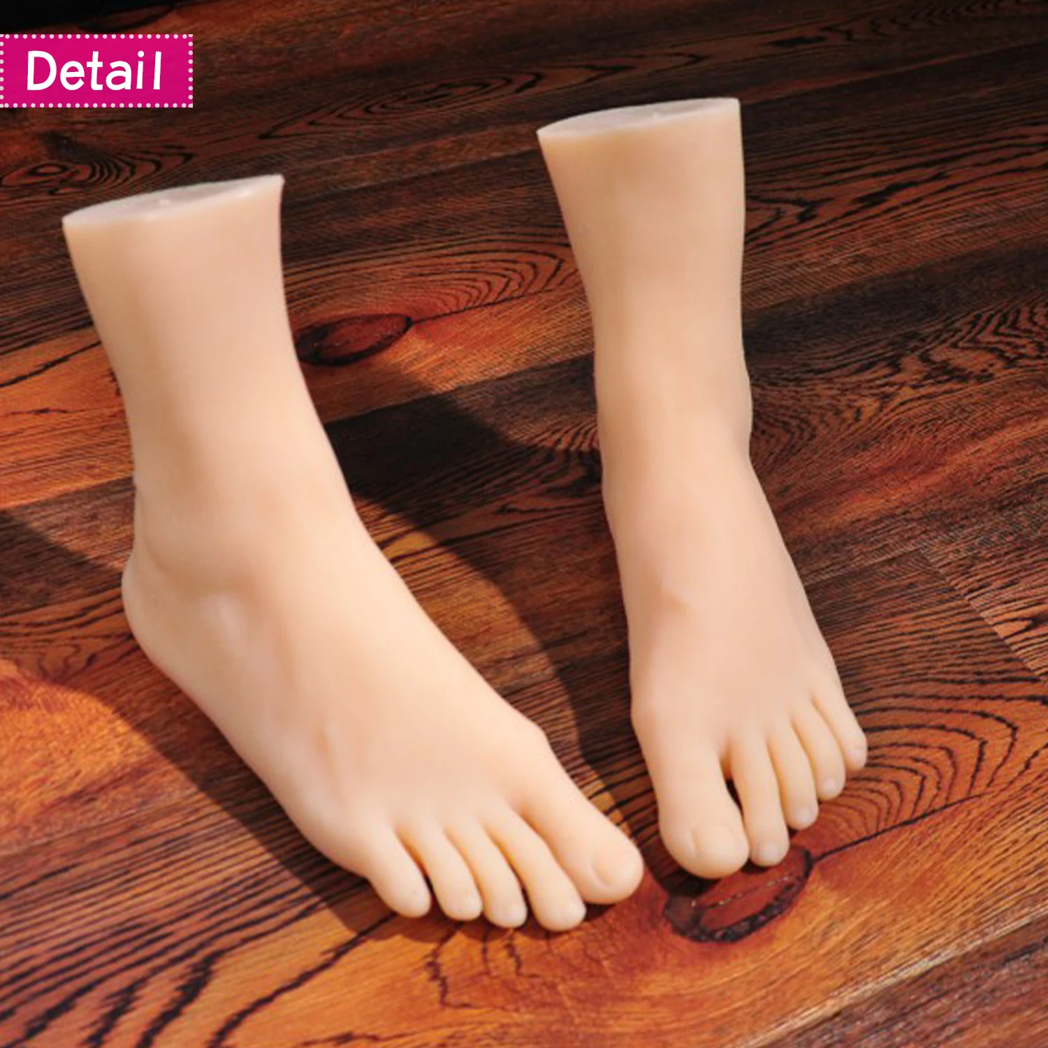 Silicone-Foot-Model-Simulation-Female-Manicure-Nail-Practice-Mannequin ...