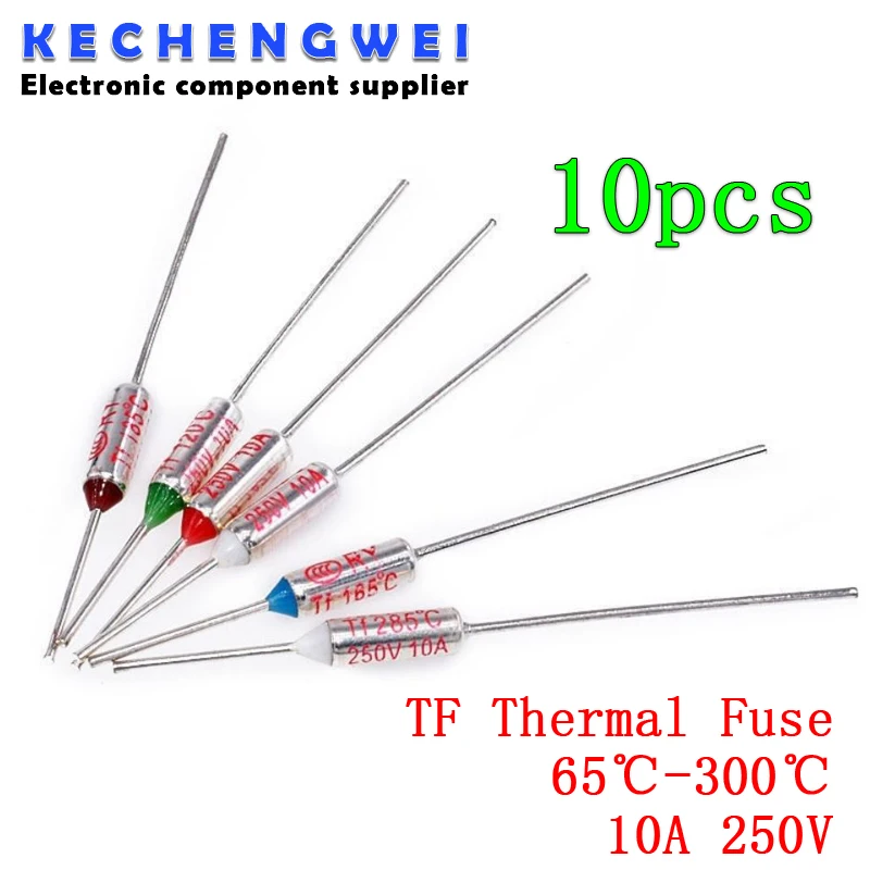 TF Thermal Fuse RY 10A 250V Temperature 65C 73C 75C 85C 100C 110C 120C ...