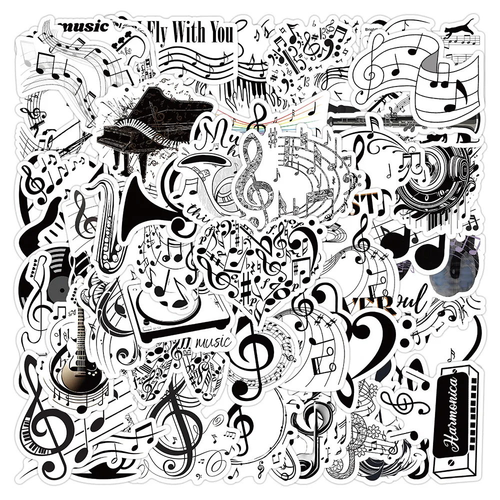 Music Notes Graffiti Art