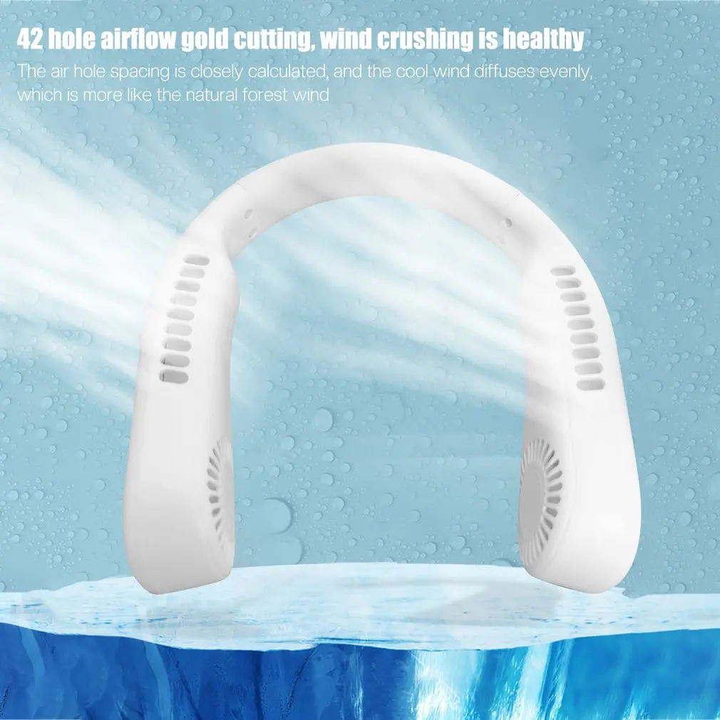 Portable-Bladeless-Mini-Neck-Fan-USB-Rechargeable-Leafless-Hanging-Fans ...