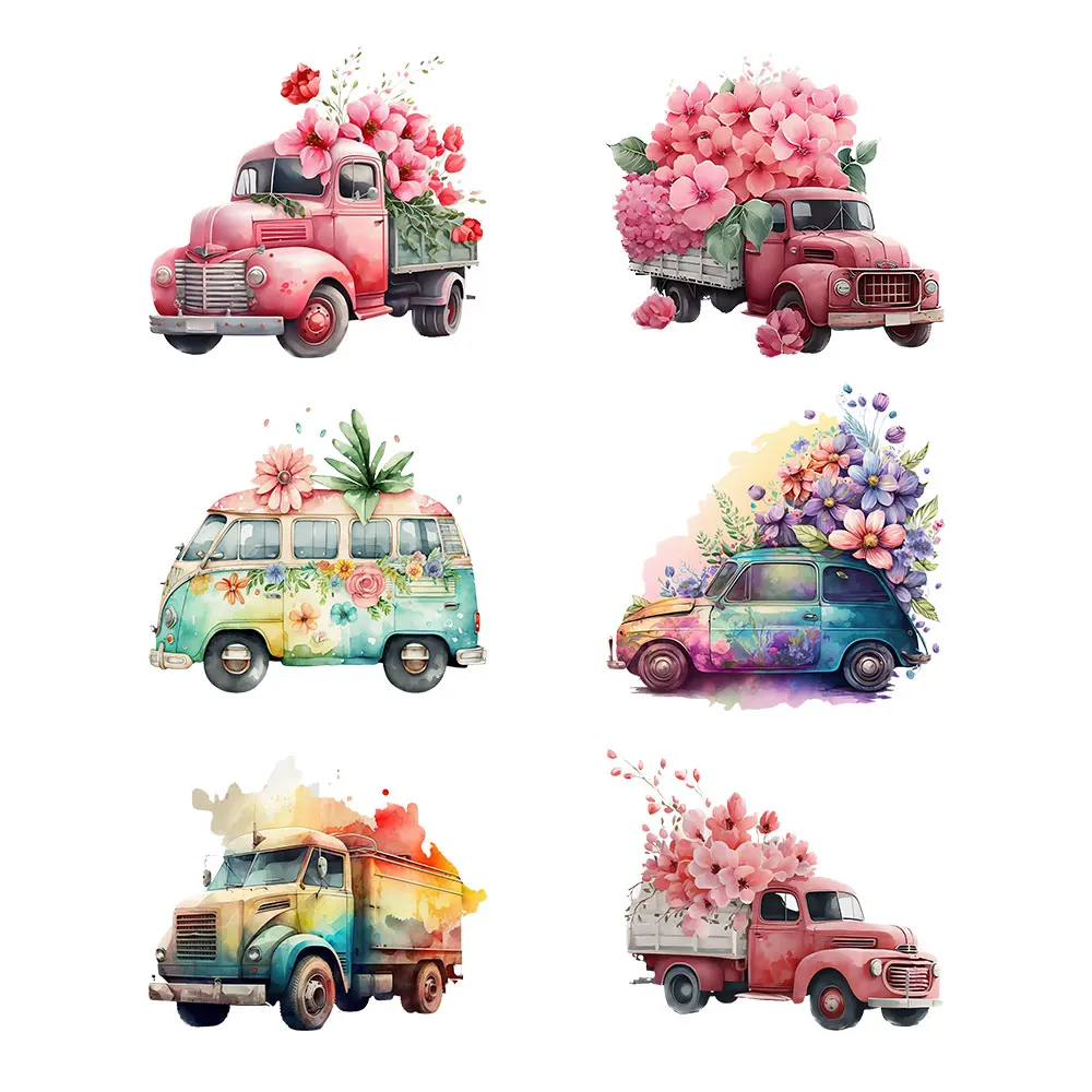 Car-Iron-On-Transfer-For-Clothing-Patches-DIY-Washable-T-Shirts-Thermo ...