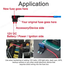 Car Fuse Adapter Micro2 | Micro Auto Fuse Holder | Fuse Holder 12v ...