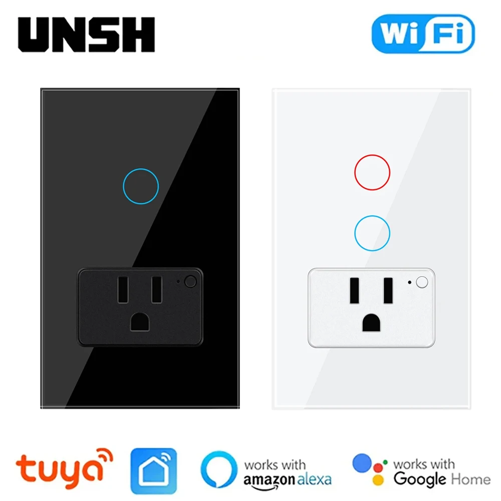 Tuya-WiFi-Smart-Light-Switch-Mexico-US-Wall-Socket-With-American-Plug ...