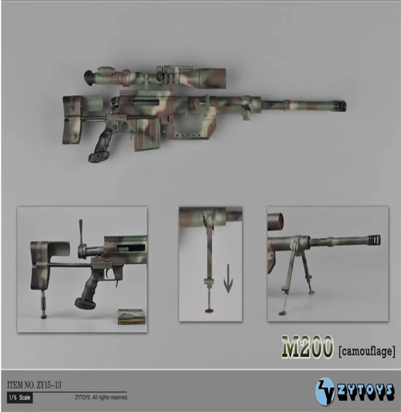 ZYTOYS-ZY15-12-ZY15-13-1-6-Scene-Soldier-M200-Sniper-Rifle-Weapon ...