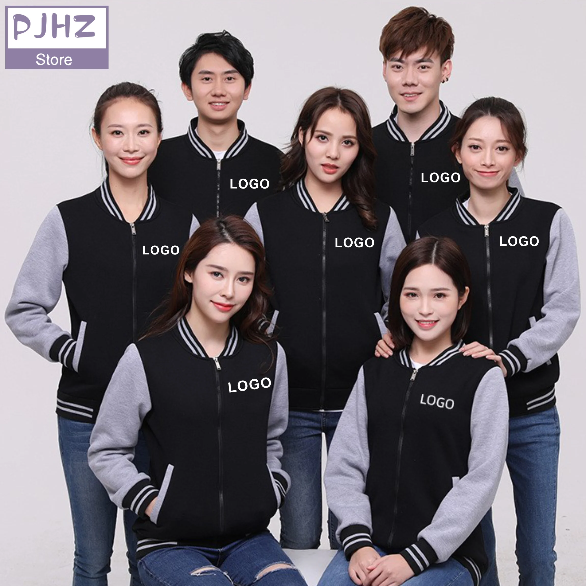 High-Quality-Cotton-Baseball-Jacket-Costume-Varsity-Jacket-Men-Zip ...