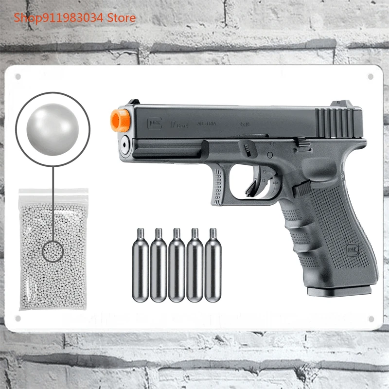 Glock G17 Gen4 C02 Airsoft Armas Blowback KWC Airsoft Pistol with ...