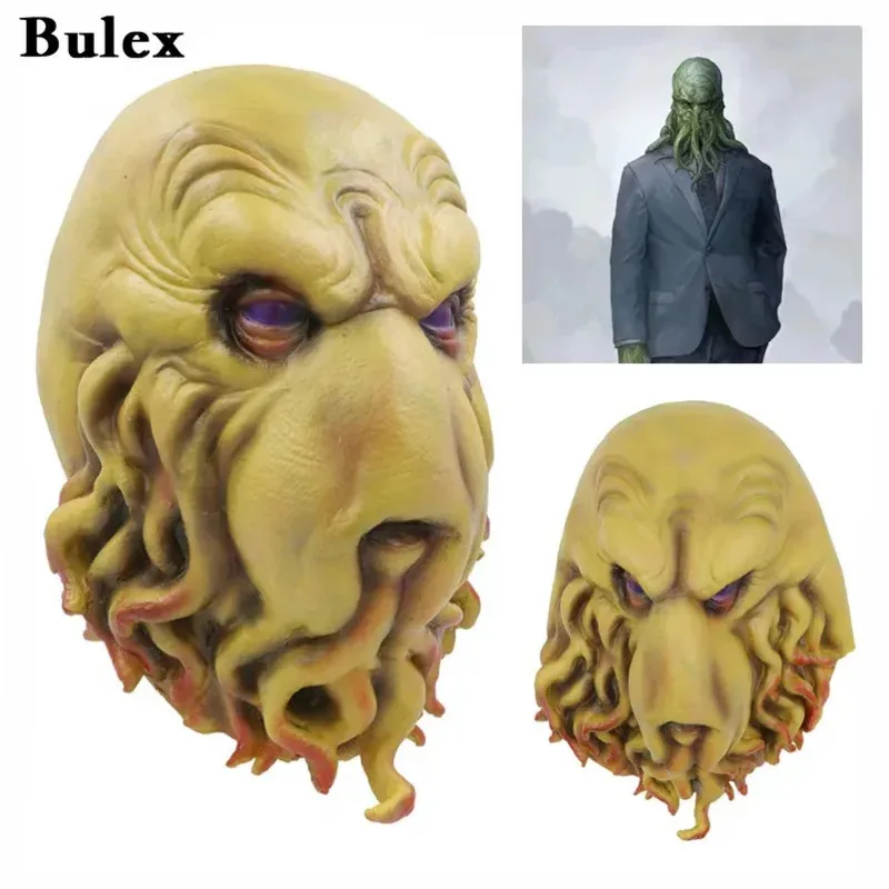 Newest Bulex 5VQ931HR The Call of Cthulhu Mask Horror Monster Latex ...