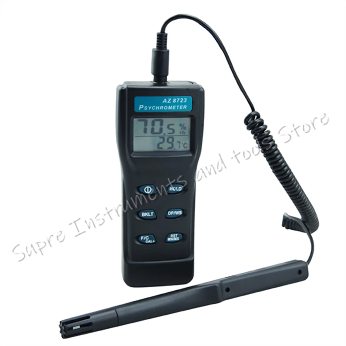 AZ8723 Portable Temperature Humidity with Remote Humidity Probe ...