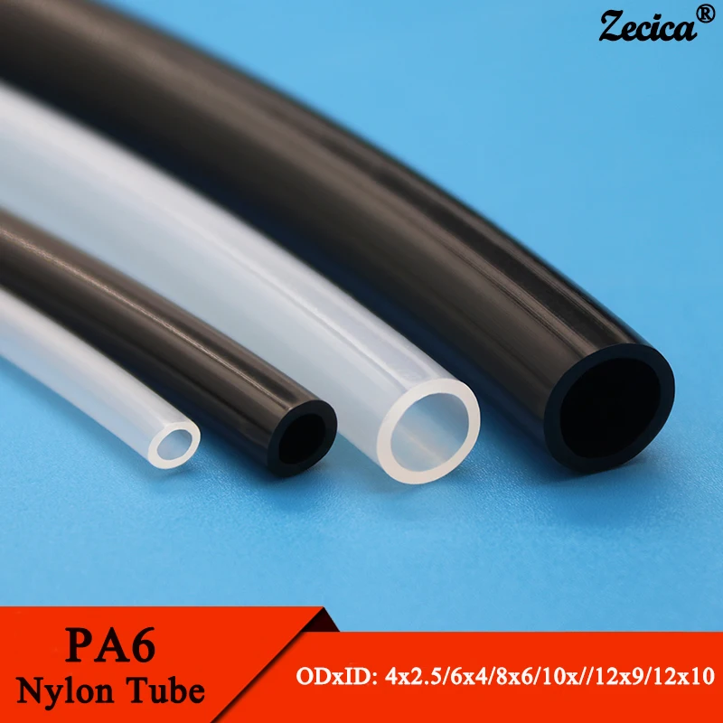 2/5/10M High Pressure PA6 Nylon Tube Diameter 2.5 4 6 8 9 10 12 mm ...