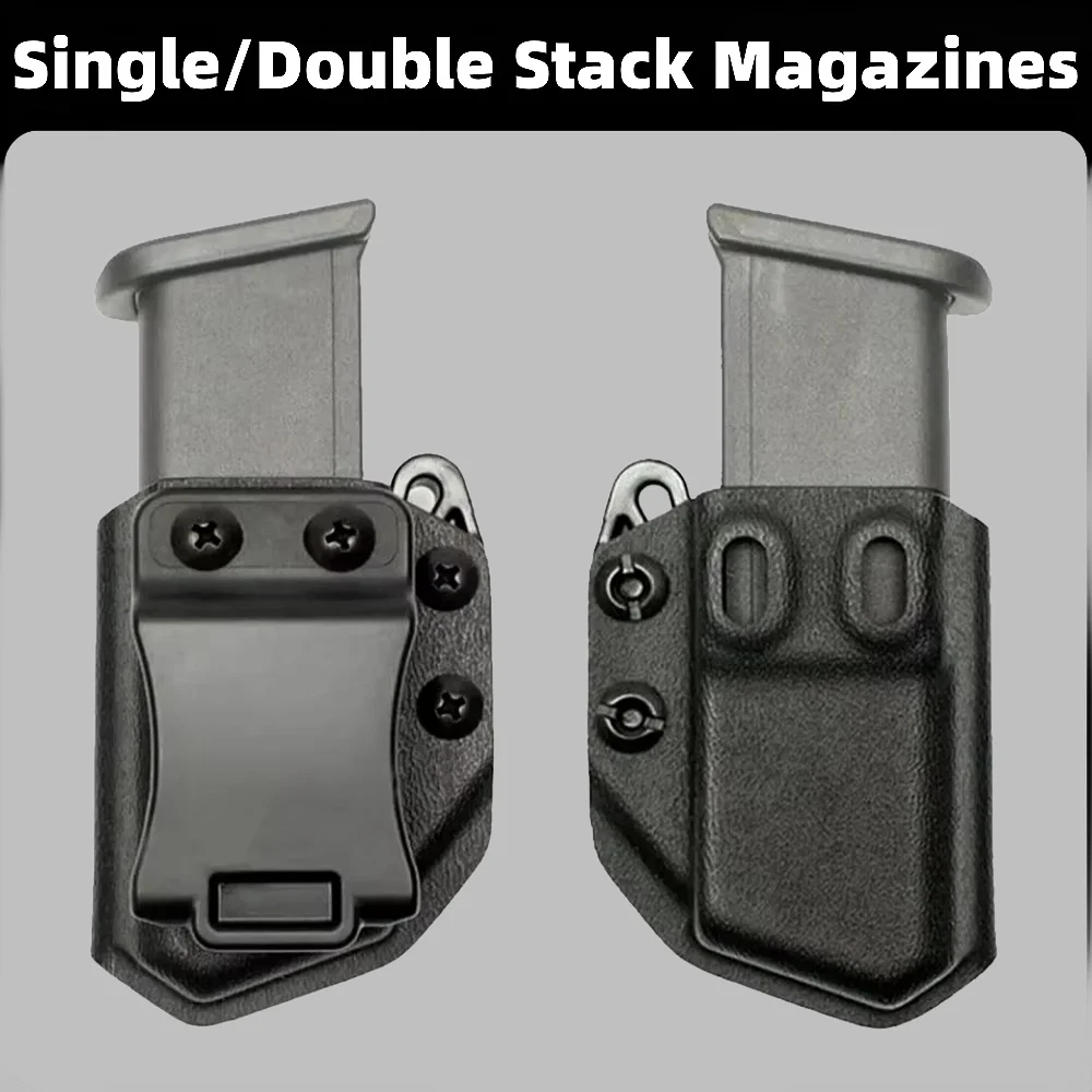 Outdoor-Tactical-IWB-OWB-9mm-40universal-Belt-Clip-Single-Double-Stack ...