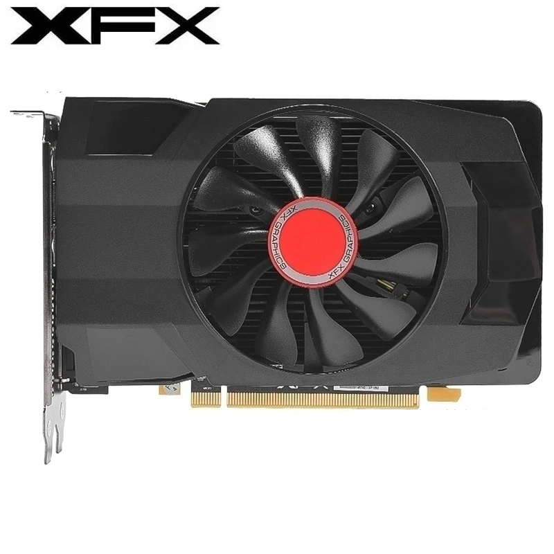 Xfx rx550 4gb placa gráfica gddr5 rx 550 4g d5 para amd radeon rx série 500 35w placas de vídeo ...