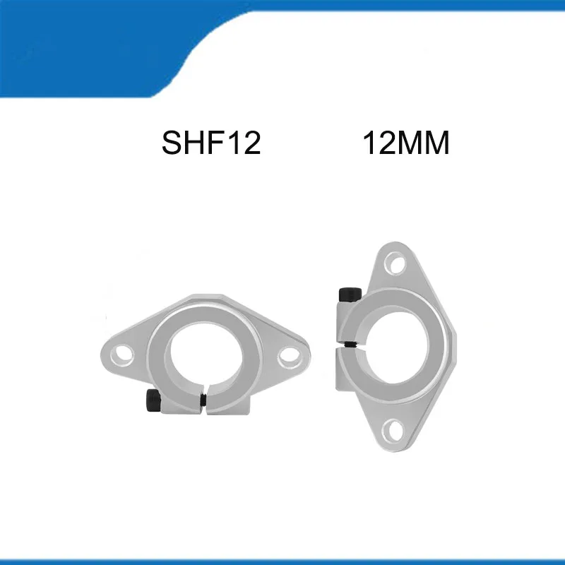 SHF12 (4PCS)12MM 고품질 선형 베어링 샤프트 지원 3D 프린터 용 CNC 라우터, orizontal 광축 고정 ...