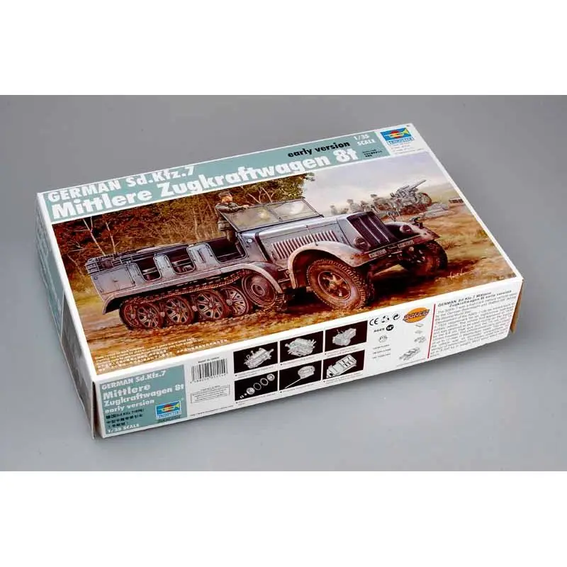 Trumpeter-01514-1-35-Sd-Kfz-7-Mittlere-Zugkraftwagen-8t-versi-n ...