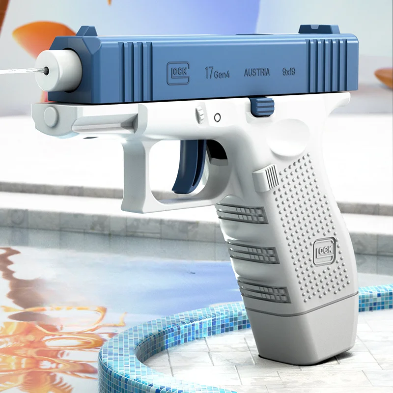 Manual Glock Water Gun Automatic Reboring Water Spray Ultra Long Range ...