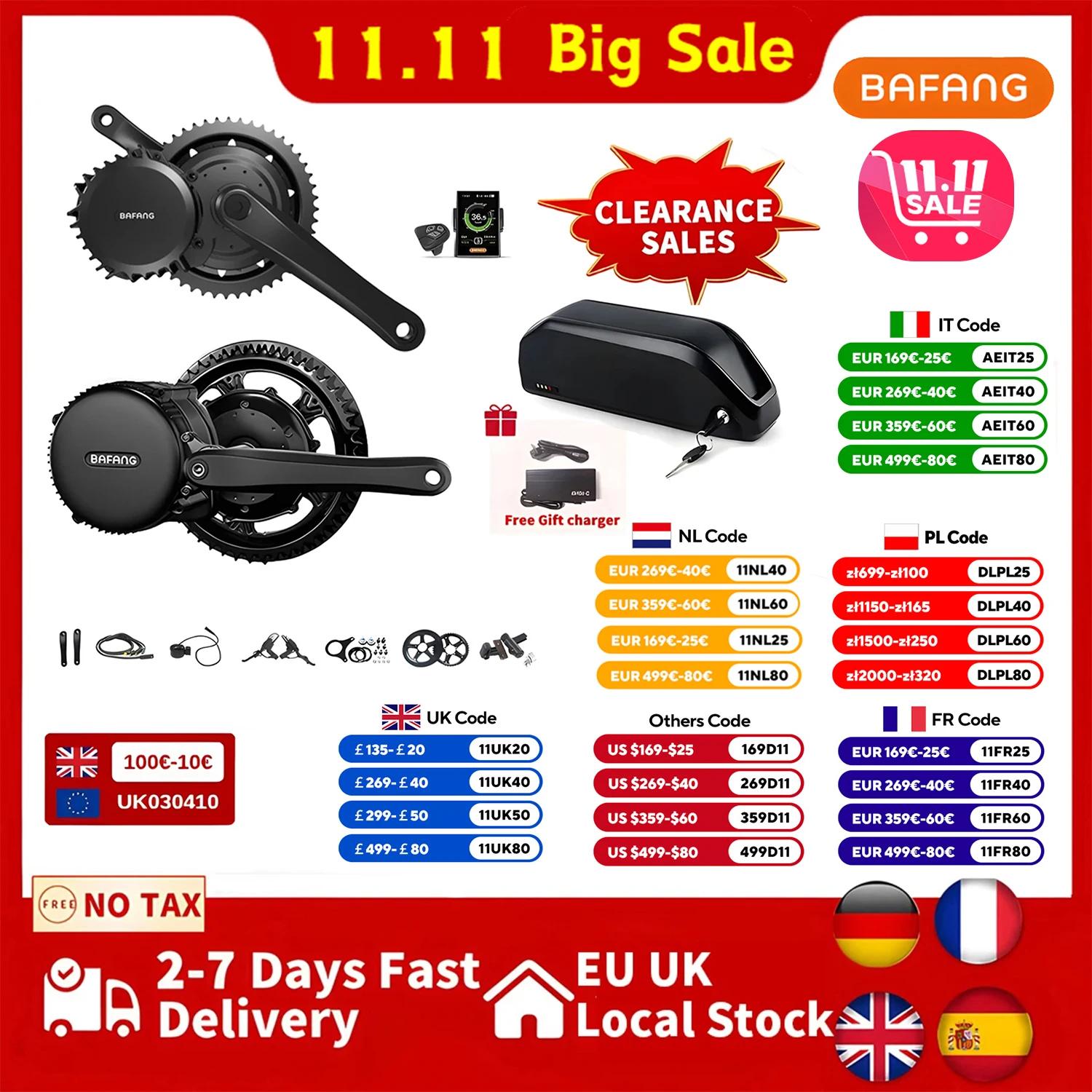 Bafang-750W-1000W-250W-Mid-Drive-Motor-Electric-Bicycle-Conversion-Kit ...
