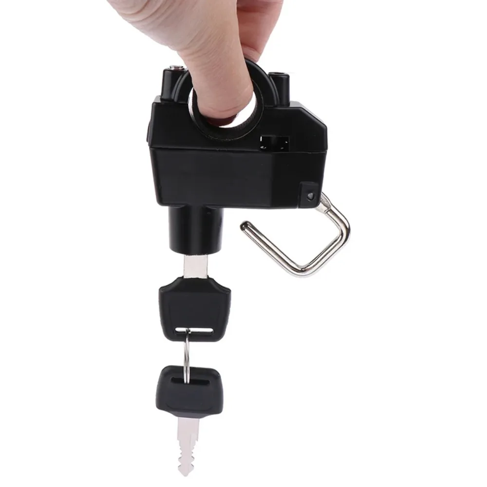 1Pc Universal Motorcycle Helmet Lock Handlebar Frame Tube with 2 Keys ...