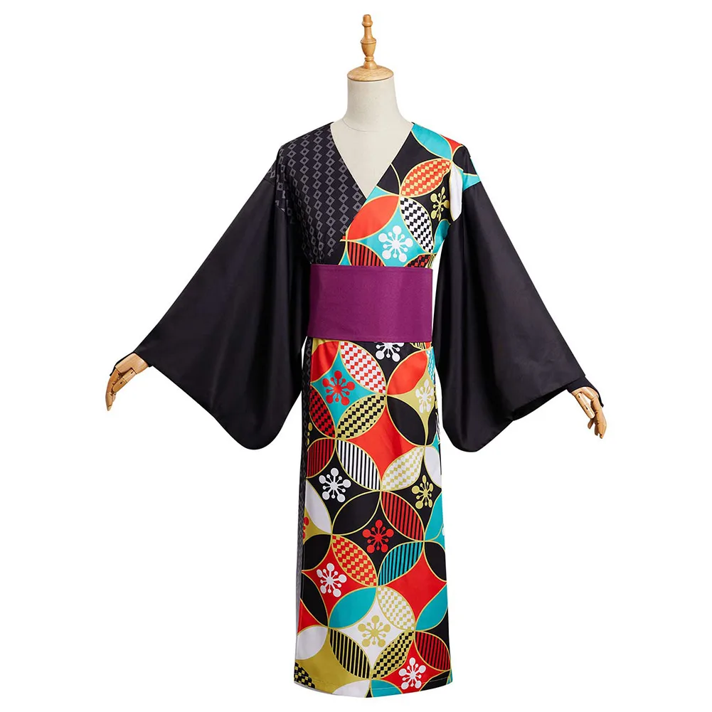 Anime Demon Slayer Uzui Tengen Kimono Cosplay Costume - AllCosplay.com