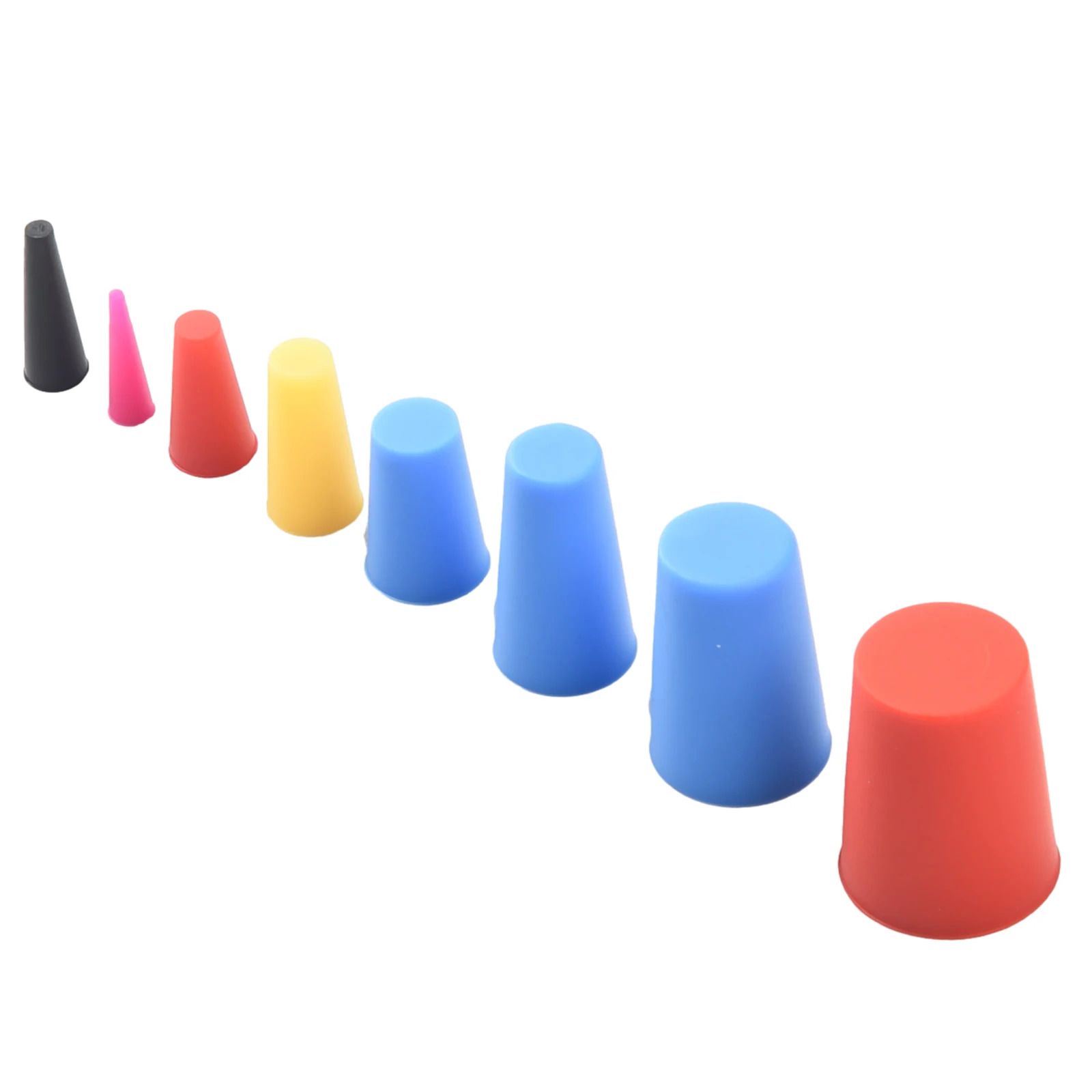 60-Pcs-High-Temp-Silicone-Rubber-Tapered-Plug-Kit-Silicone-Cone-Plugs ...