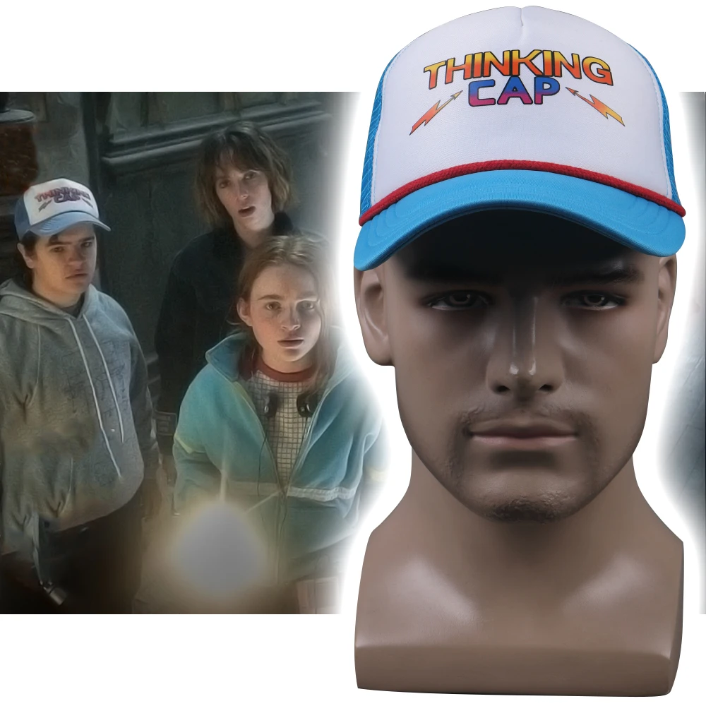 Anime-Thing-cap-Season-4-Dustin-Hat-Baseball-Cap-Retro-Mesh-Trucker ...