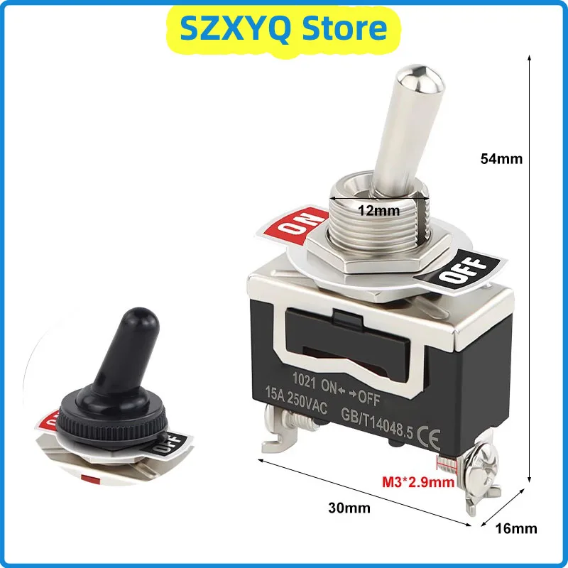 5PCS Toggle switch E-TEN1322/1321/1221/1122/1121/1021 2/3 position ...