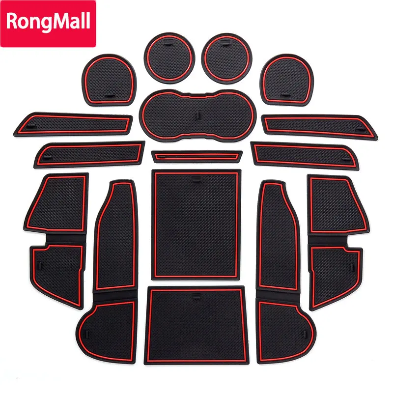 Anti-Slip-Gate-Slot-Mat-Rubber-Cup-Mats-for-Subaru-XV-2018-2019-2020 ...