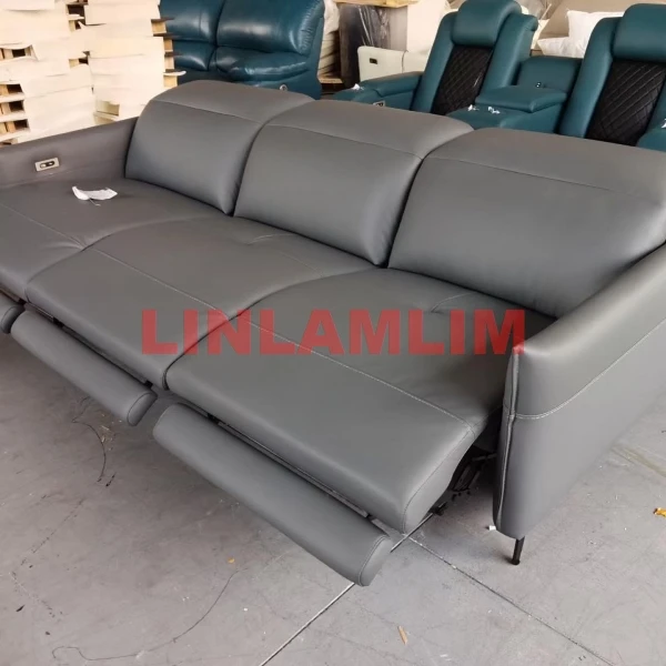 Shop MANBAS Genuine Leather Recliner Sofa – Perfect Blend of Comfort ...