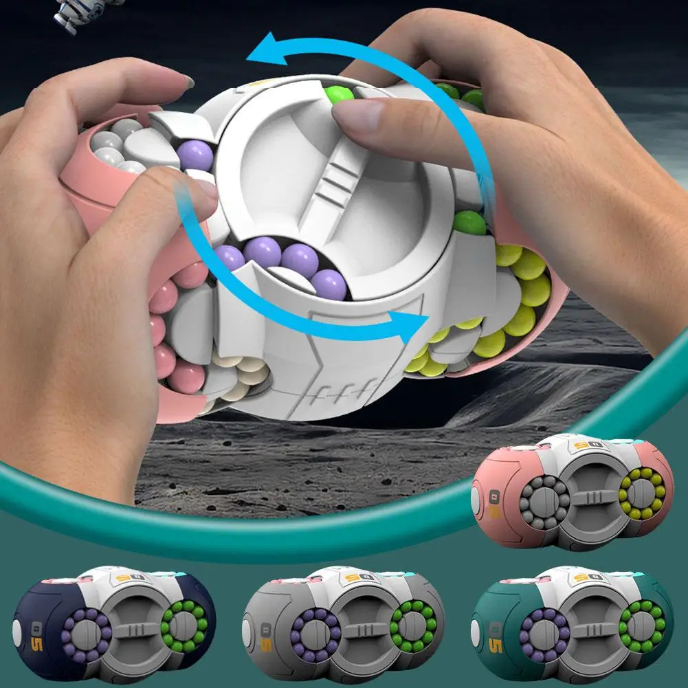 Eight-sided-Rotation-Finger-Magic-Beans-Spin-Gyro-Antistress-Fingertip ...