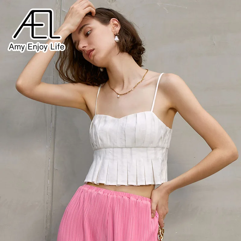 White Ruffle Tube Top