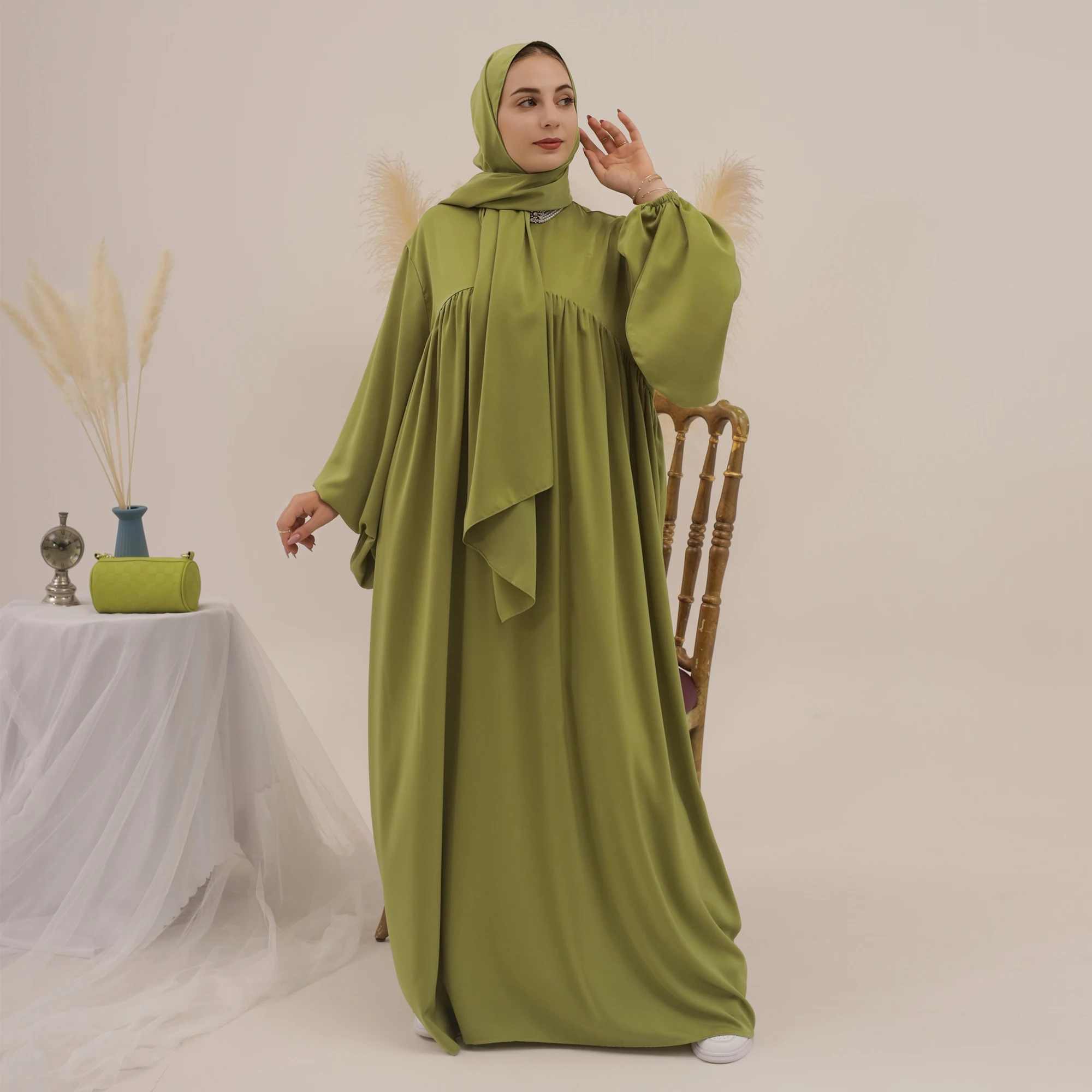 Shimmer-Abaya-Dubai-Turkey-Muslim-Hijab-Dress-Loose-Islam-Clothes ...