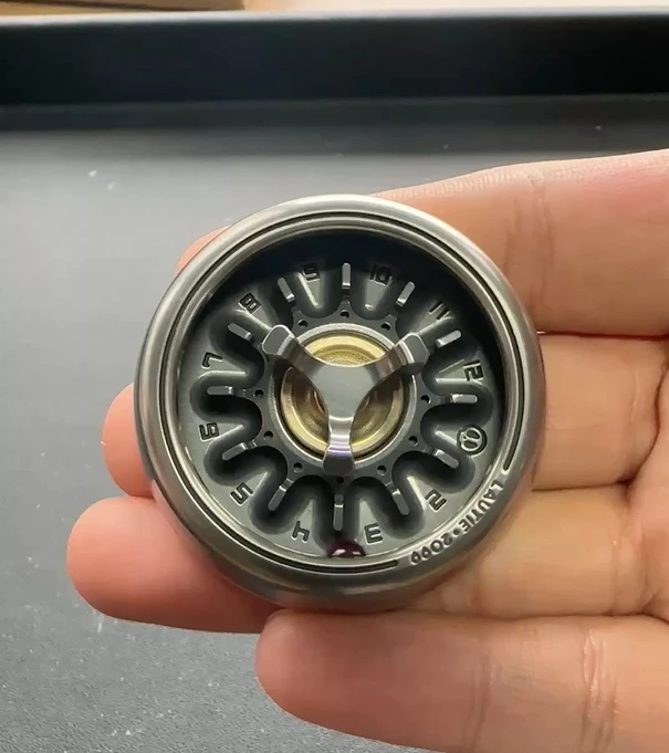 Used-EDC-LAUTIE-Carnival-Nano-Brass-Fingertip-gyroscope-Decompression ...