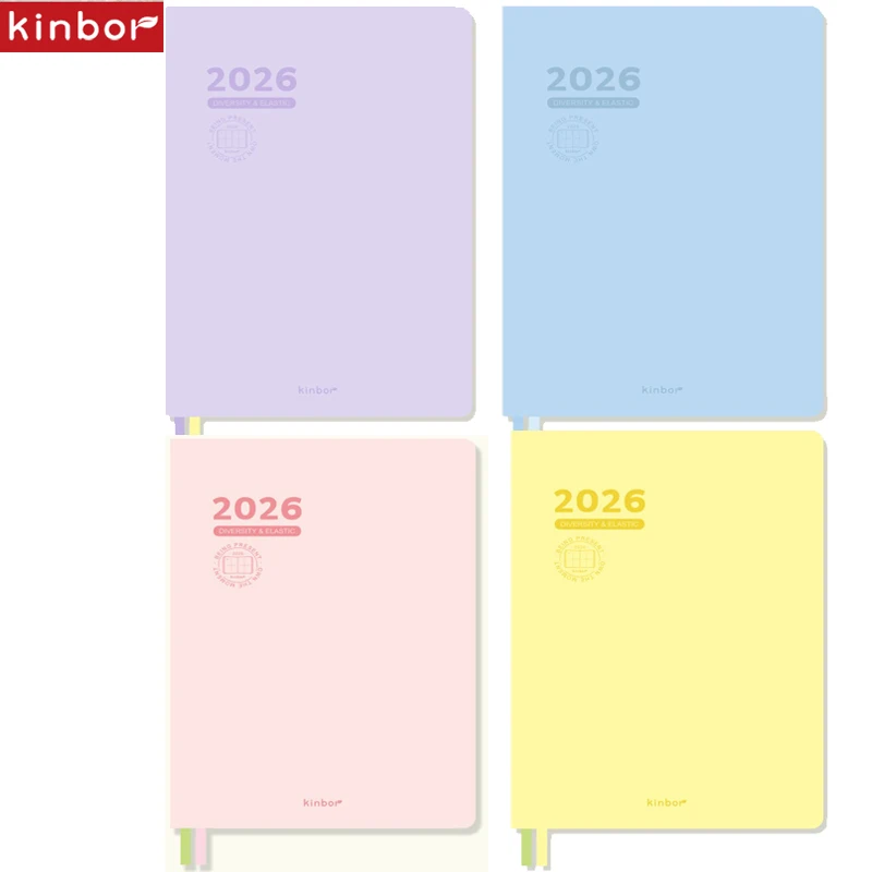 2026 Kinbor A5 Eight Grid Timeline Planner Notepads,52g BaChuan Paper ...