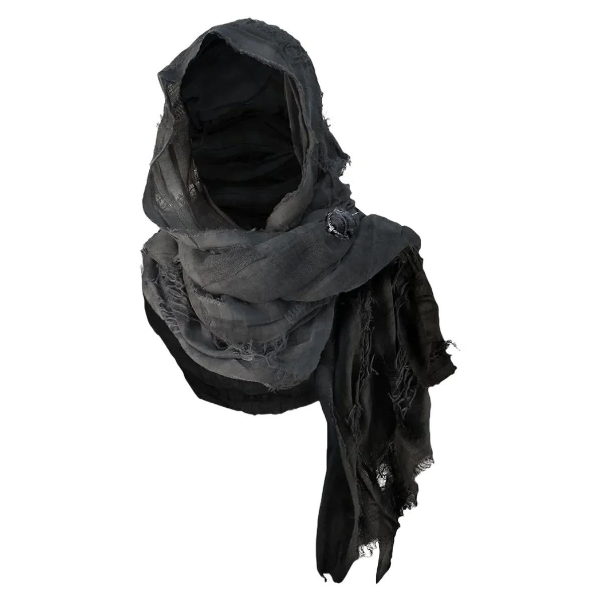 Vintage Men's Medieval Pirate Retro Hood Scarf Cosplay Wrap Cloak ...