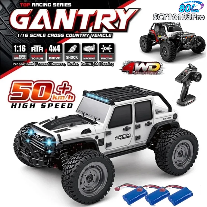 50-or-80KM-h-Rc-Cars-Off-Road-4WD-Racing-Car-Lighting-2-4G-Brushless ...