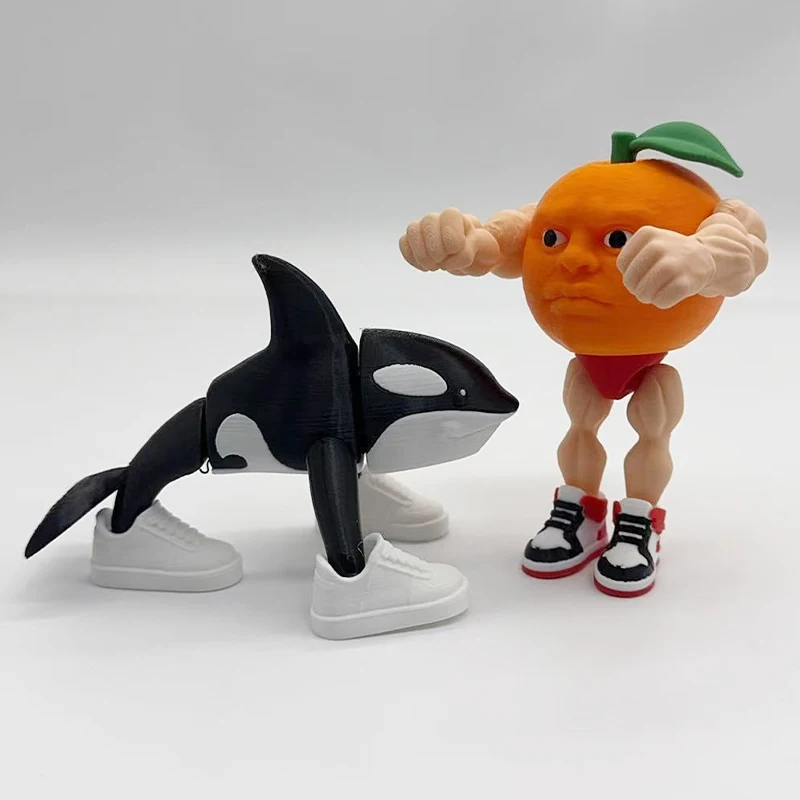 3D Printed Italian Brainrot Figurine Bombombini Gusini,Orcalero Orcala ...