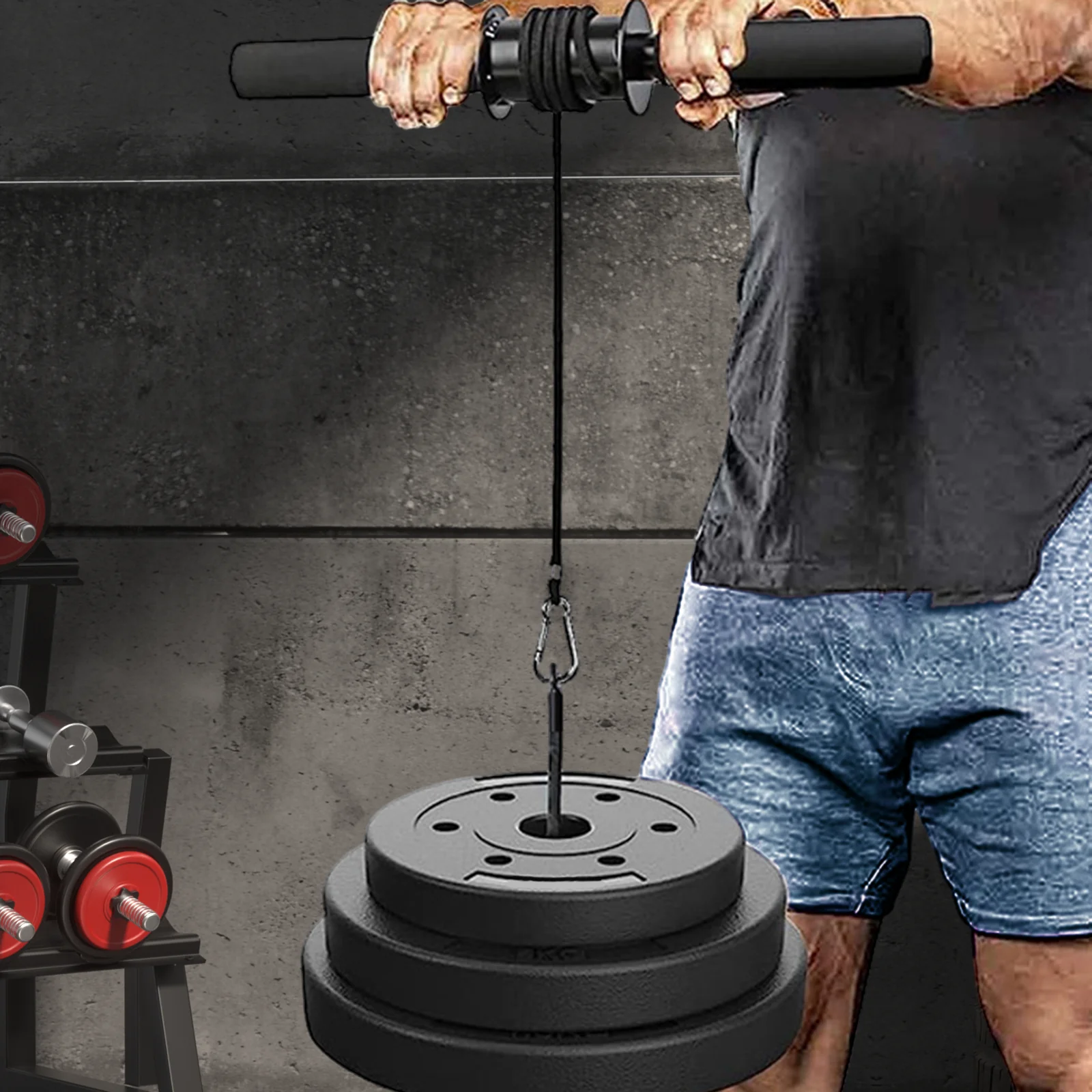 Forearm-Blaster-Wrist-Roller-Arm-Strength-Trainer-Adults-Muscle ...