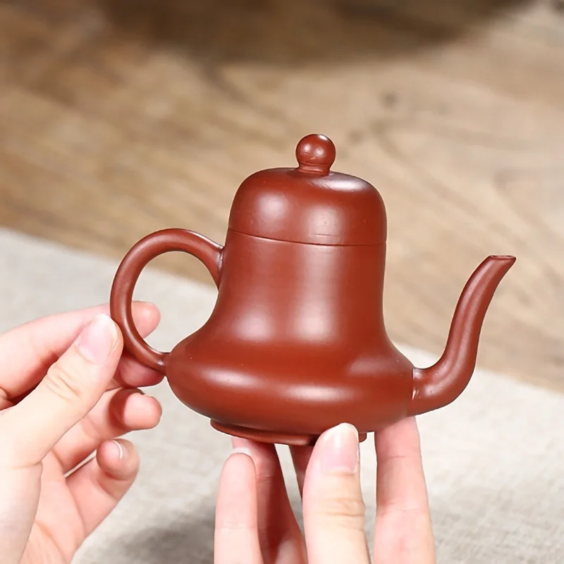 150ML-Yixing-Hand-Crafted-Clay-Teapot-Master-Handmade-Crimson-Mud ...