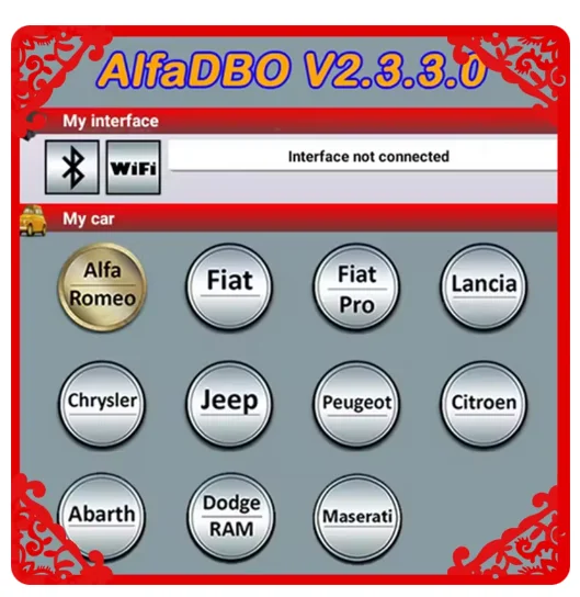 AlfaOBD 2.3.3.0 (for Android) Full Licensed - diagnostic Alfa Fiat ...